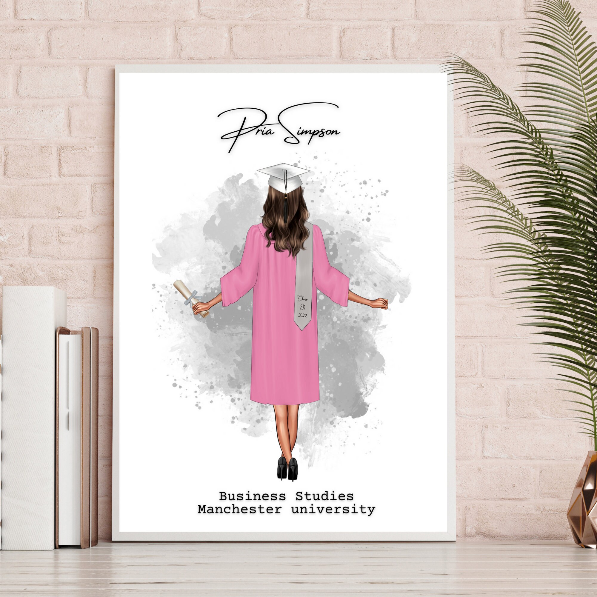 Personalised Graduation Gift, Graduation Print, University Graduation ...