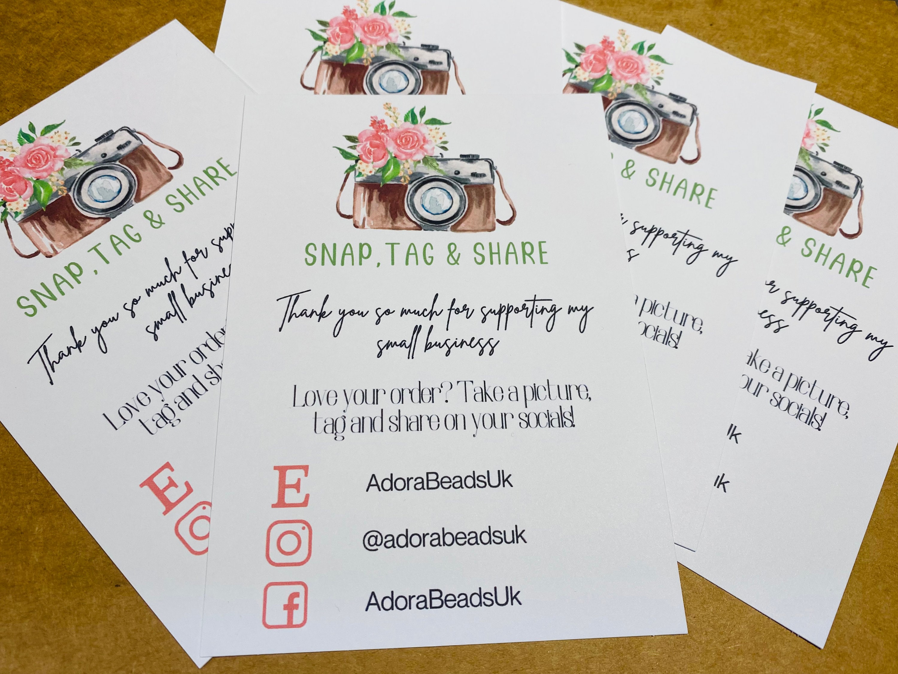Snap Tag and Share Cards Business Cards Small Business - Etsy