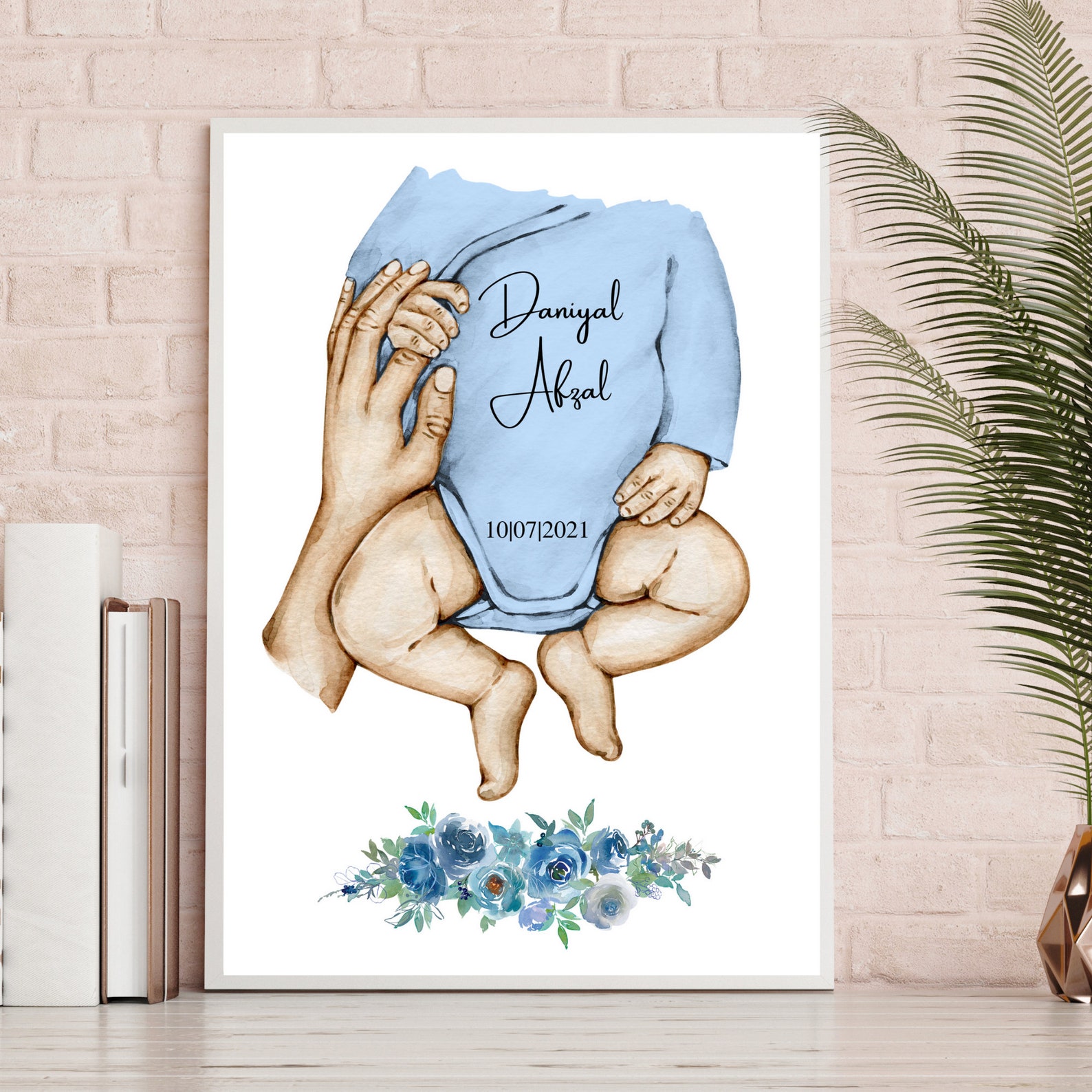 Personalised Baby Print New Baby Gift Custom Baby Print - Etsy