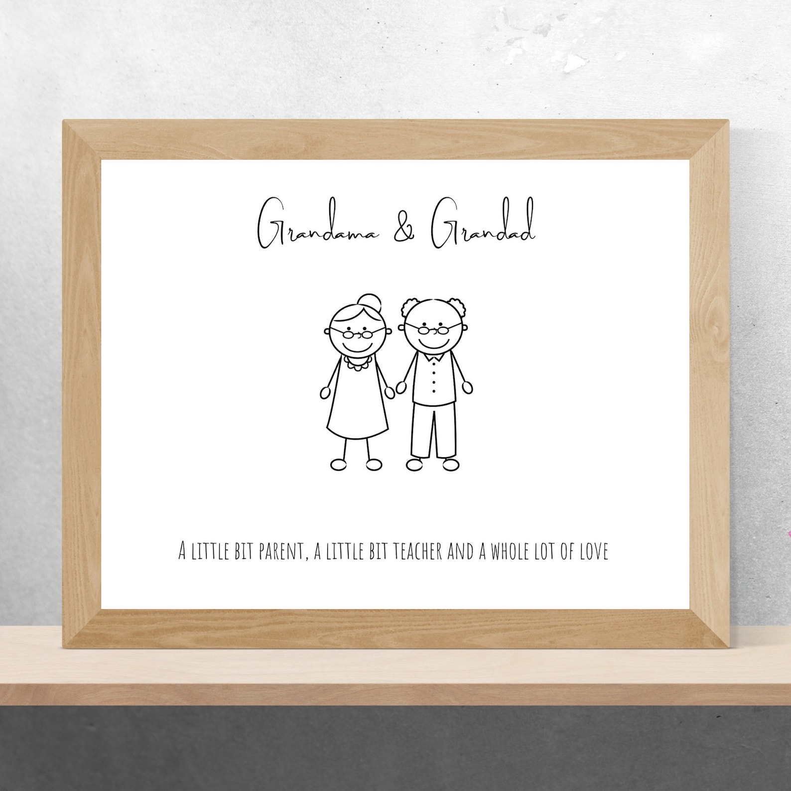 Personalised Stick Figure Family Print Custom Family Print - Etsy