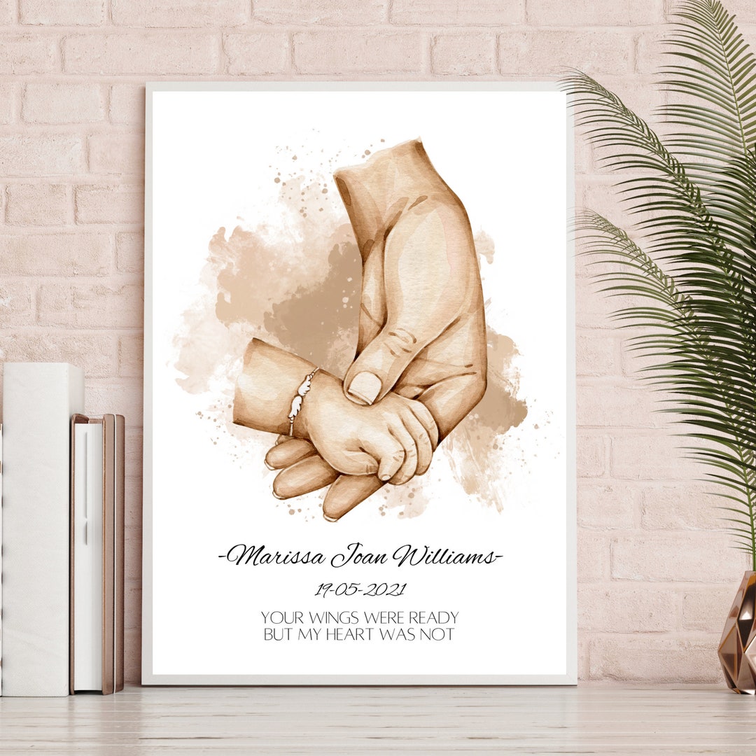 Personalised Angel Baby Print, Baby Loss, Angel Baby Keepsake ...