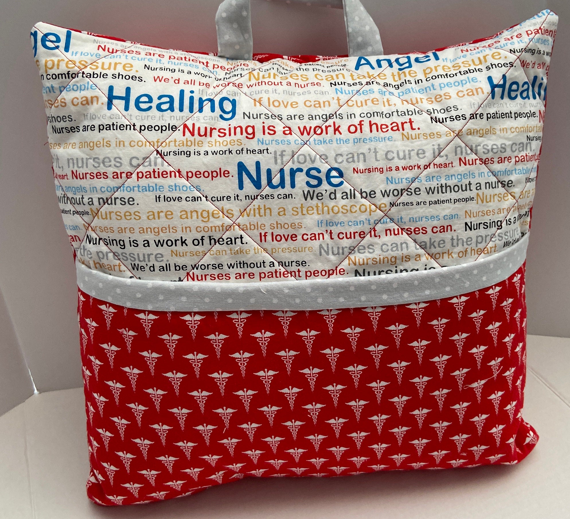 Unsung Hero's Nurse Themed Reading /book Pillow, 17x17 in Removable ...