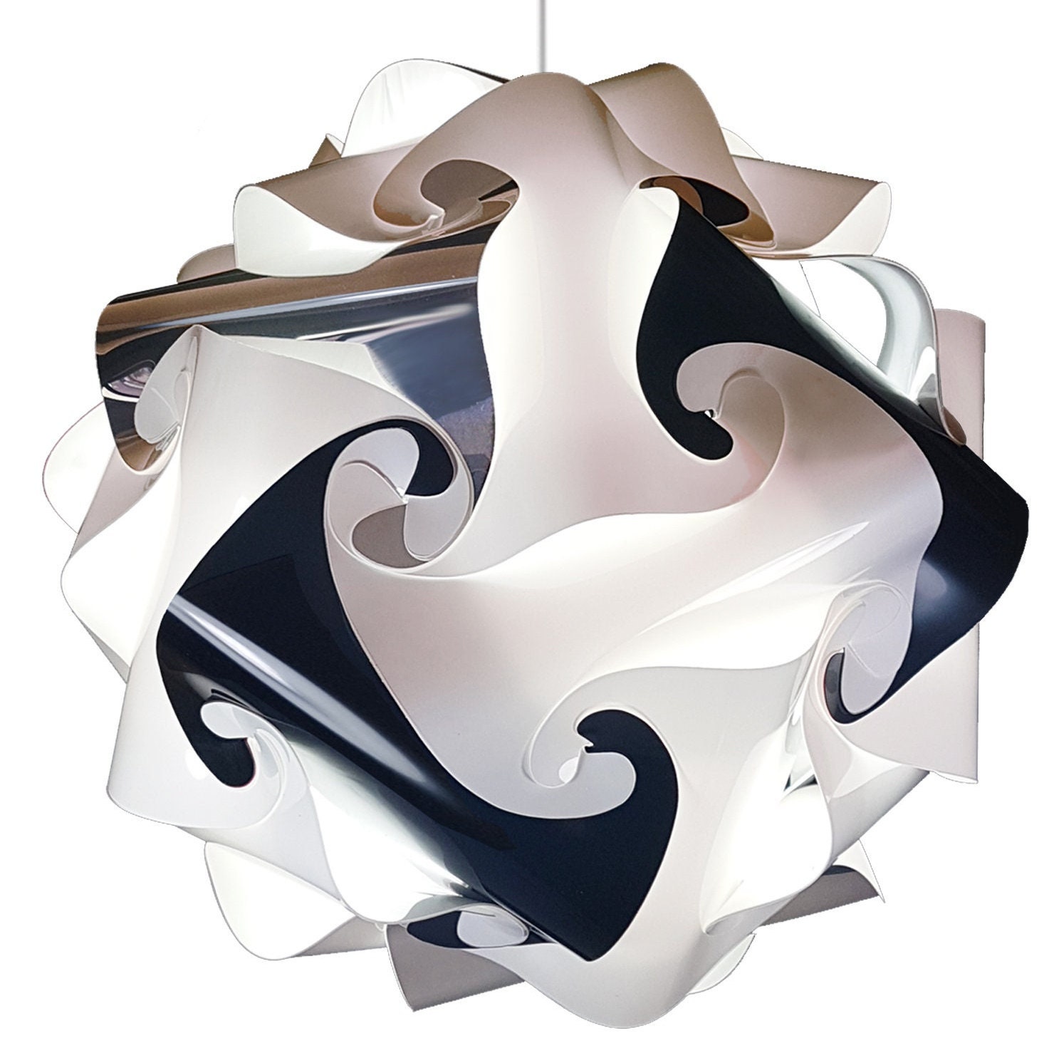 Modern Colorful Pendant Ceiling Light Sphere FIOCCO Suspension Lamp ...