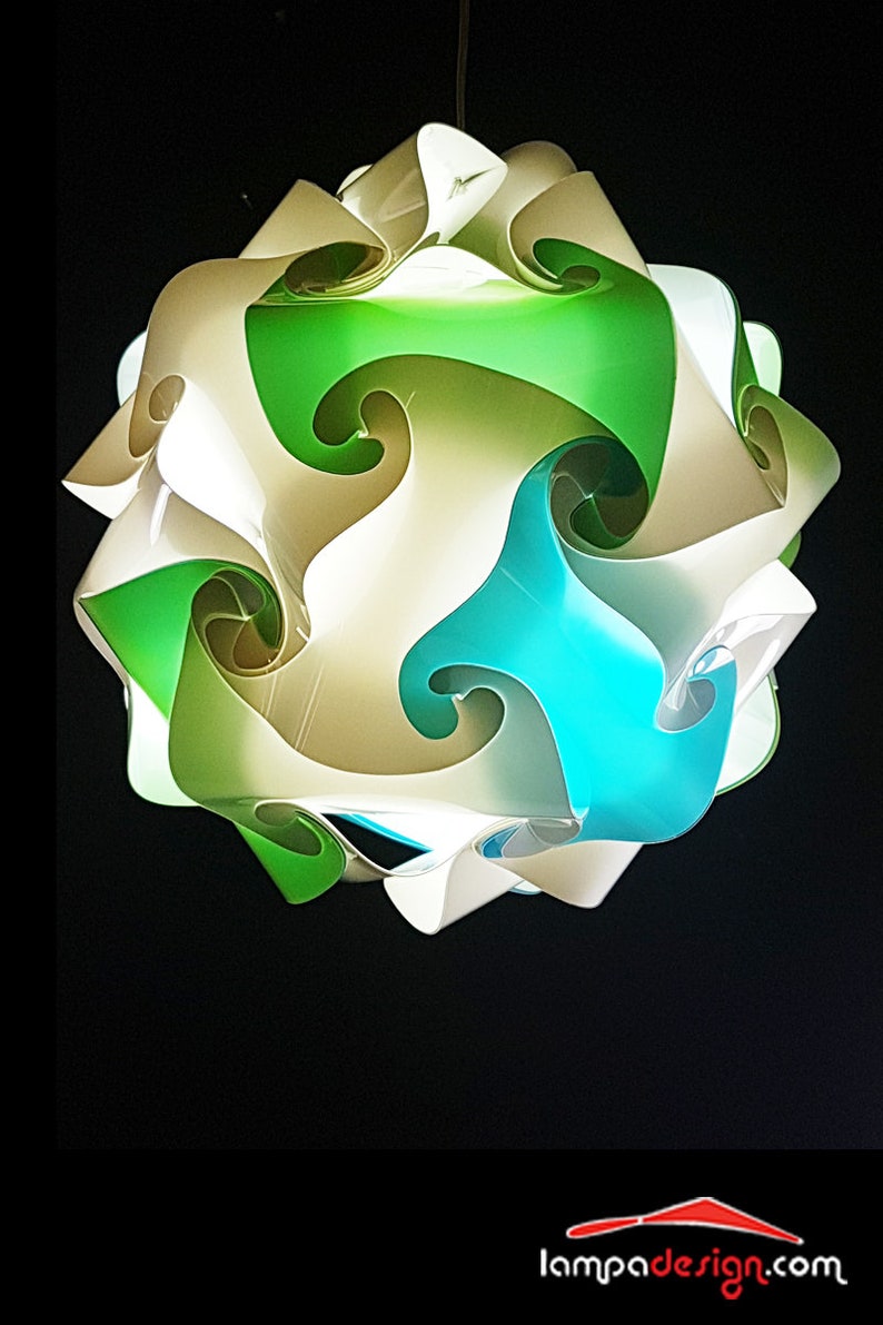 Modern Colorful Pendant Ceiling Light Sphere FIOCCO for | Etsy