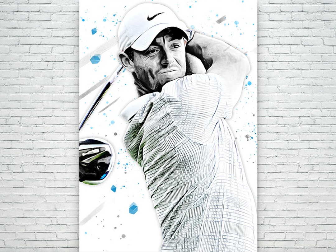 Rory Mcilroy Golf Gifts for Men Golf Gifts Sports Decor - Etsy
