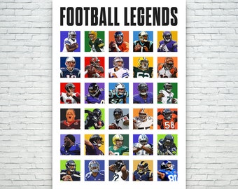 Sports Legends Art - Etsy