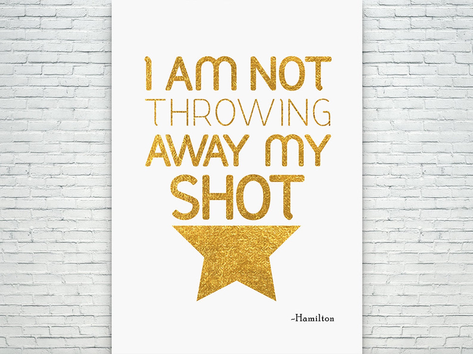 Hamilton Broadway Musical Poster Hamilton Musical Quotes - Etsy