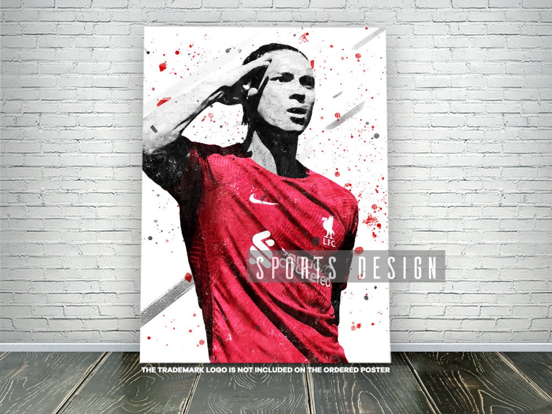 Darwin Nunez Poster Canvas Print Kids Gift Football Poster - Etsy Denmark