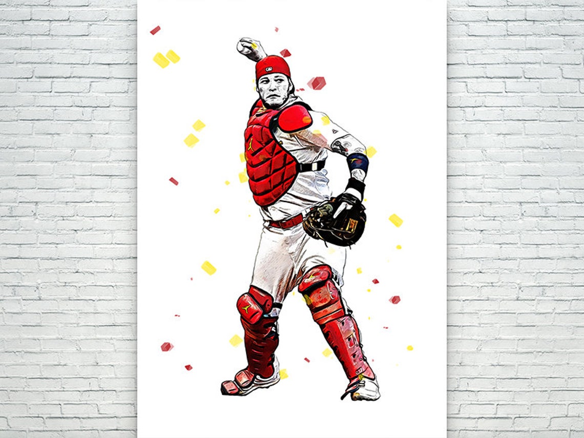 Yadier Molina Poster / Sports Art Print Canvas Wall Art Man - Etsy