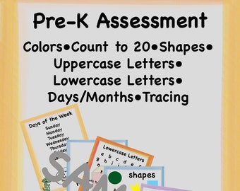 Pre-k Skills Assessment (fillable), Preschool, Assessment, Prek ...