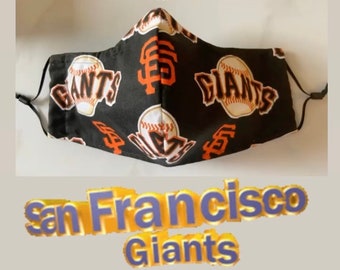 Sf Giants Face Mask - Etsy
