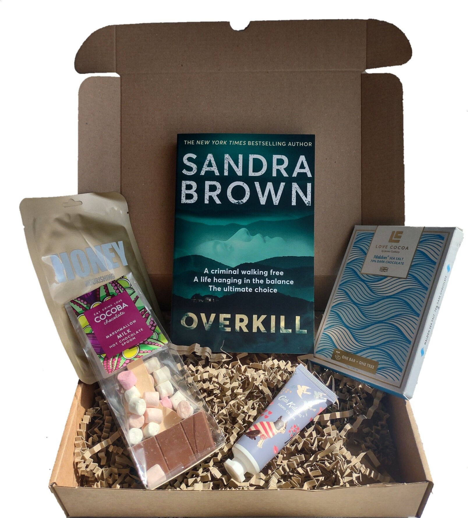 Luxury Book Gift Box Overkill by Sandra Brown Christmas - Etsy UK