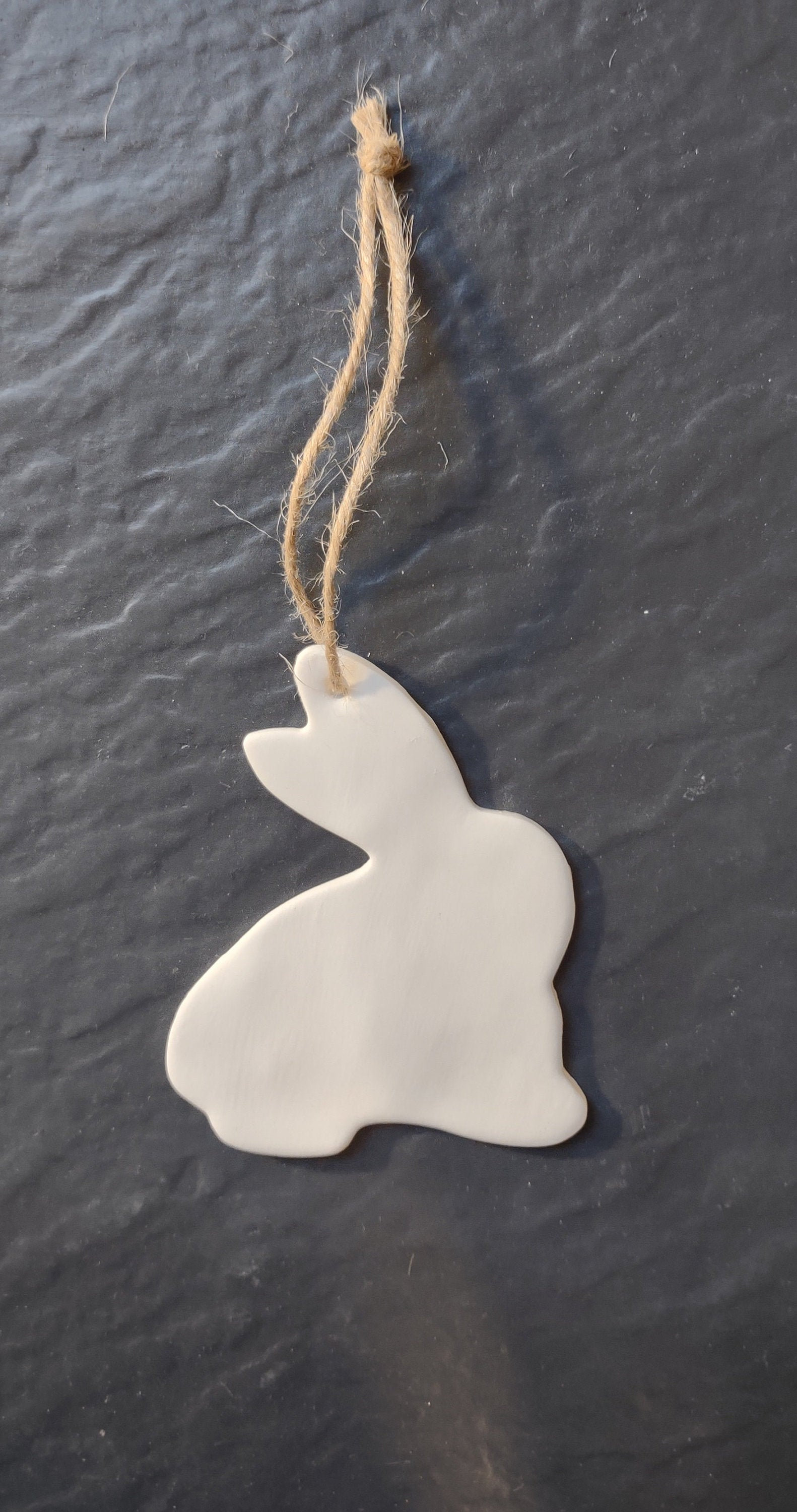 Easter Bunny Clay Decoration, Easter Gifts, Easter Rabbit, Easter Bunny ...