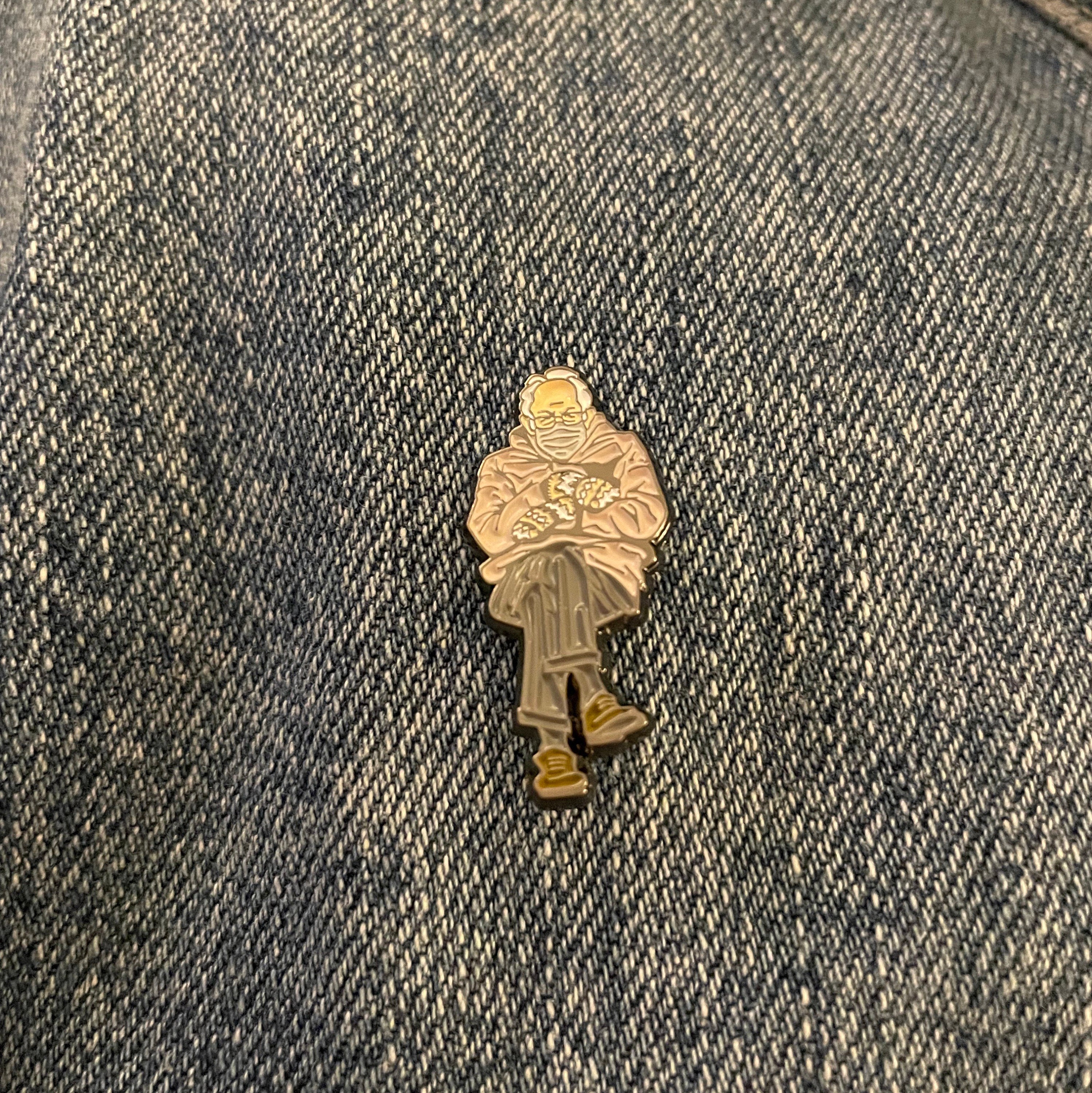 Bernie Sanders Enamel Pin - Etsy