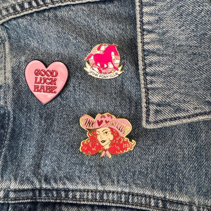 Good Luck Babe Pin - Etsy