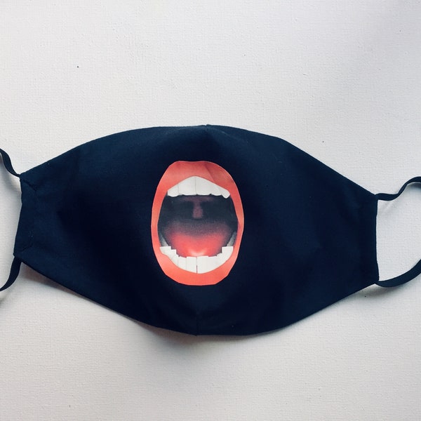 Mouth Mask Lips - Etsy