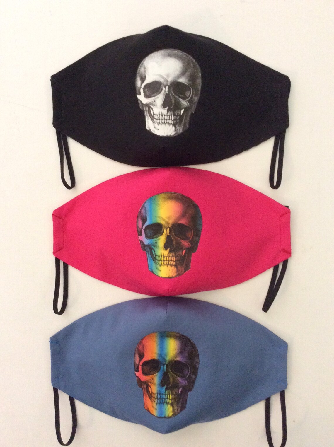 Face Covering Mask Halloween Scull mask made in USA Same Day | Etsy