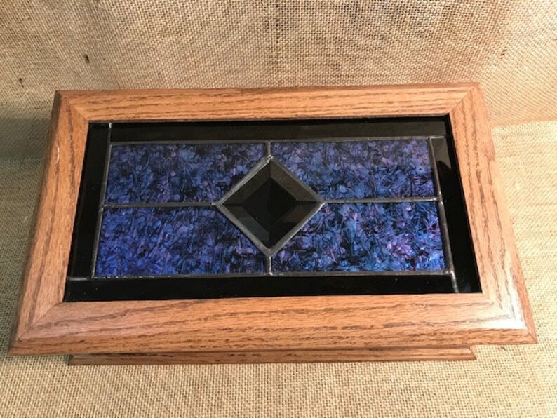 Handmade Boxes, Custom Wood Boxes With Lids, Stained Glass Lids, Memory ...