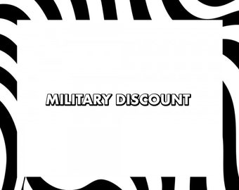 Military Discount - Etsy