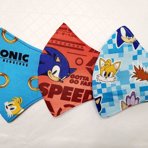 Sonic Face Mask - Etsy