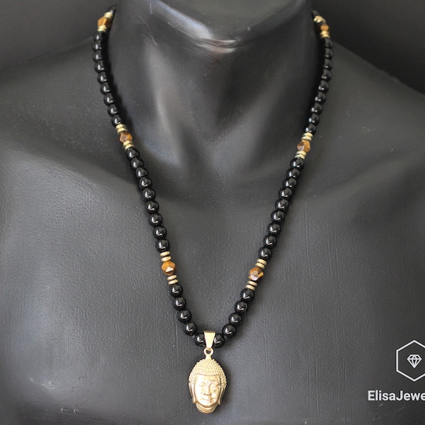 Buddha Necklace Men - Etsy