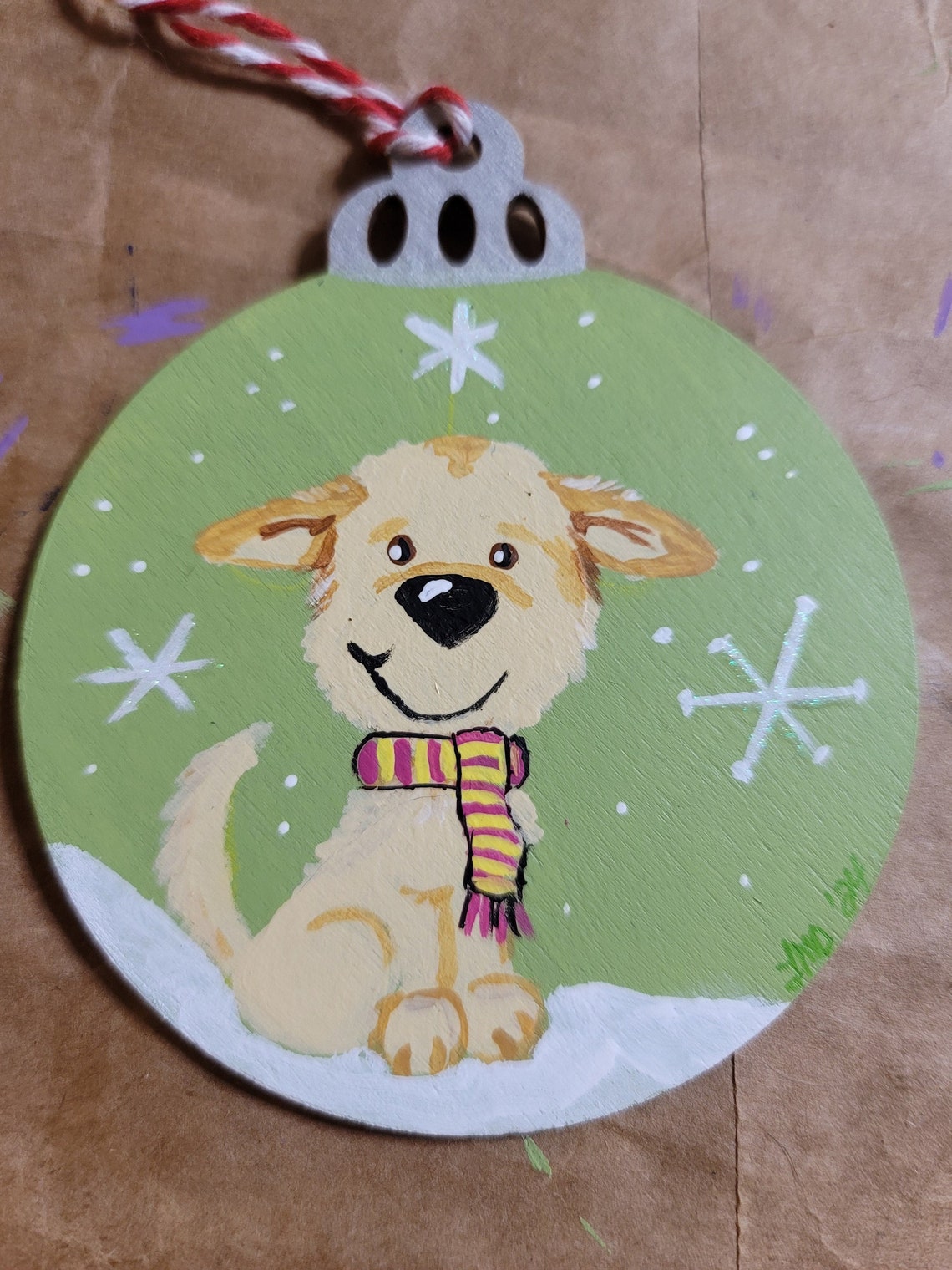 Droopy Ear Mutt Ornament - Etsy
