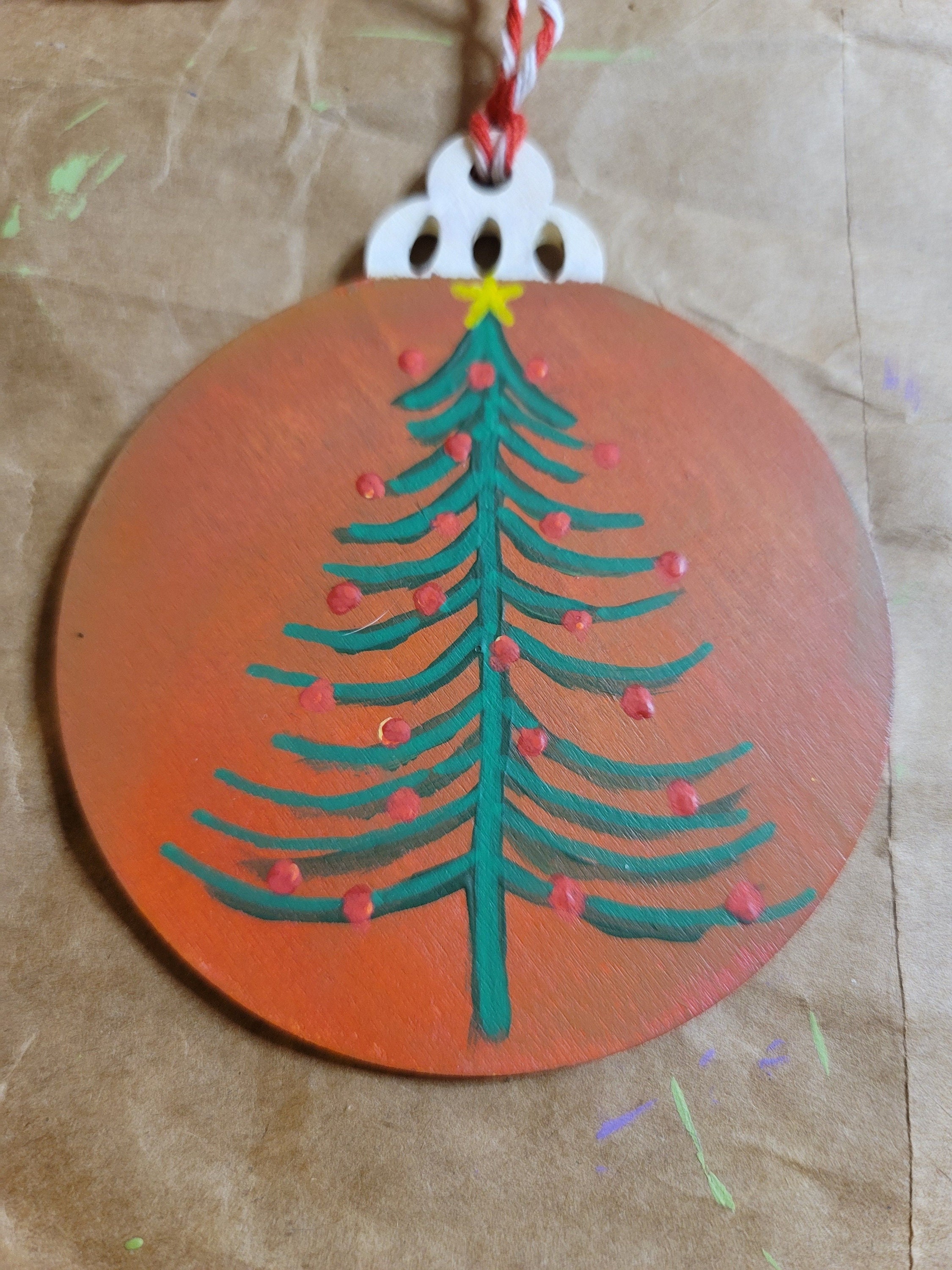 Folk Art Tree - Etsy