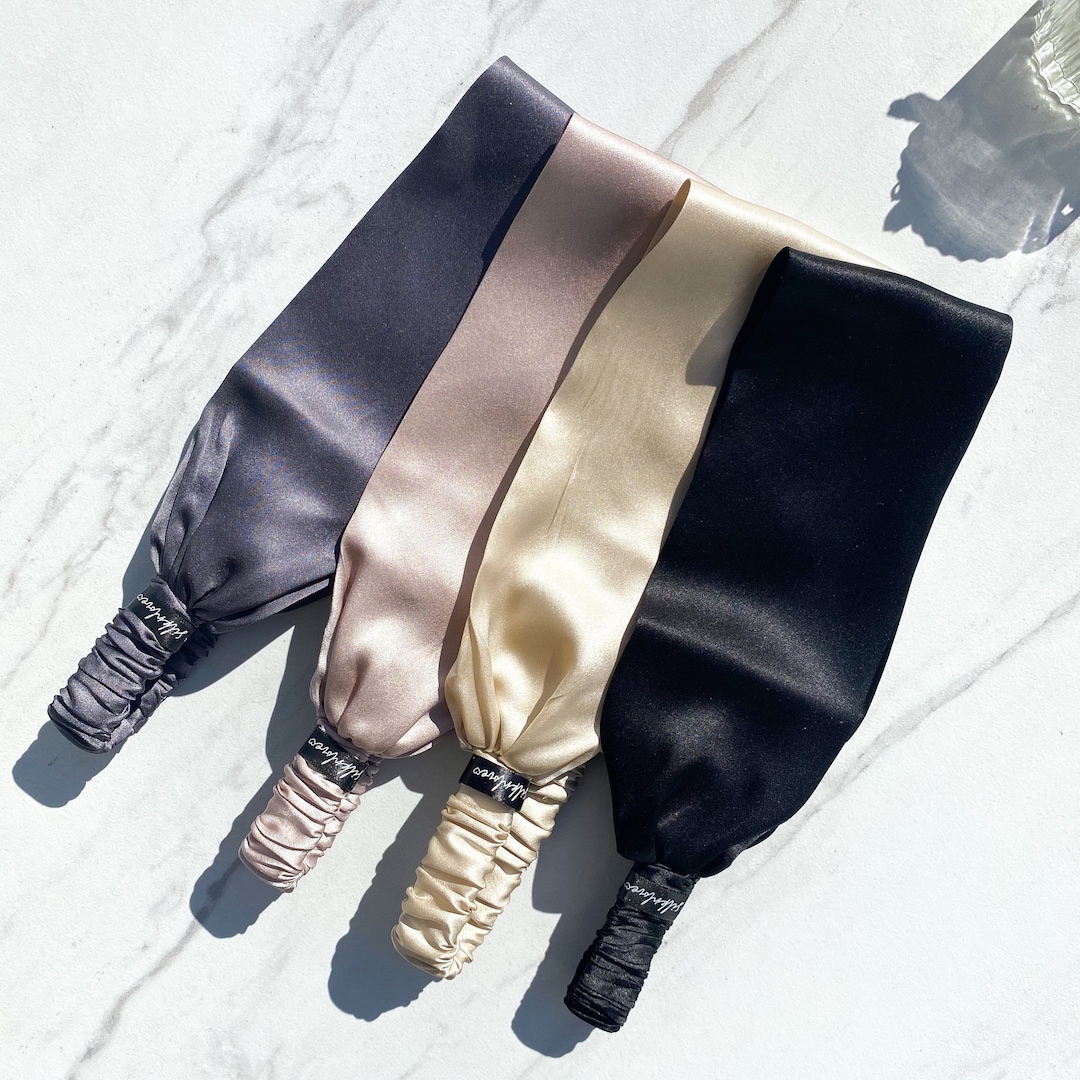 Pure Silk Headband | 100% Mulberry Silk | Silky Headband | Hair Wrap ...