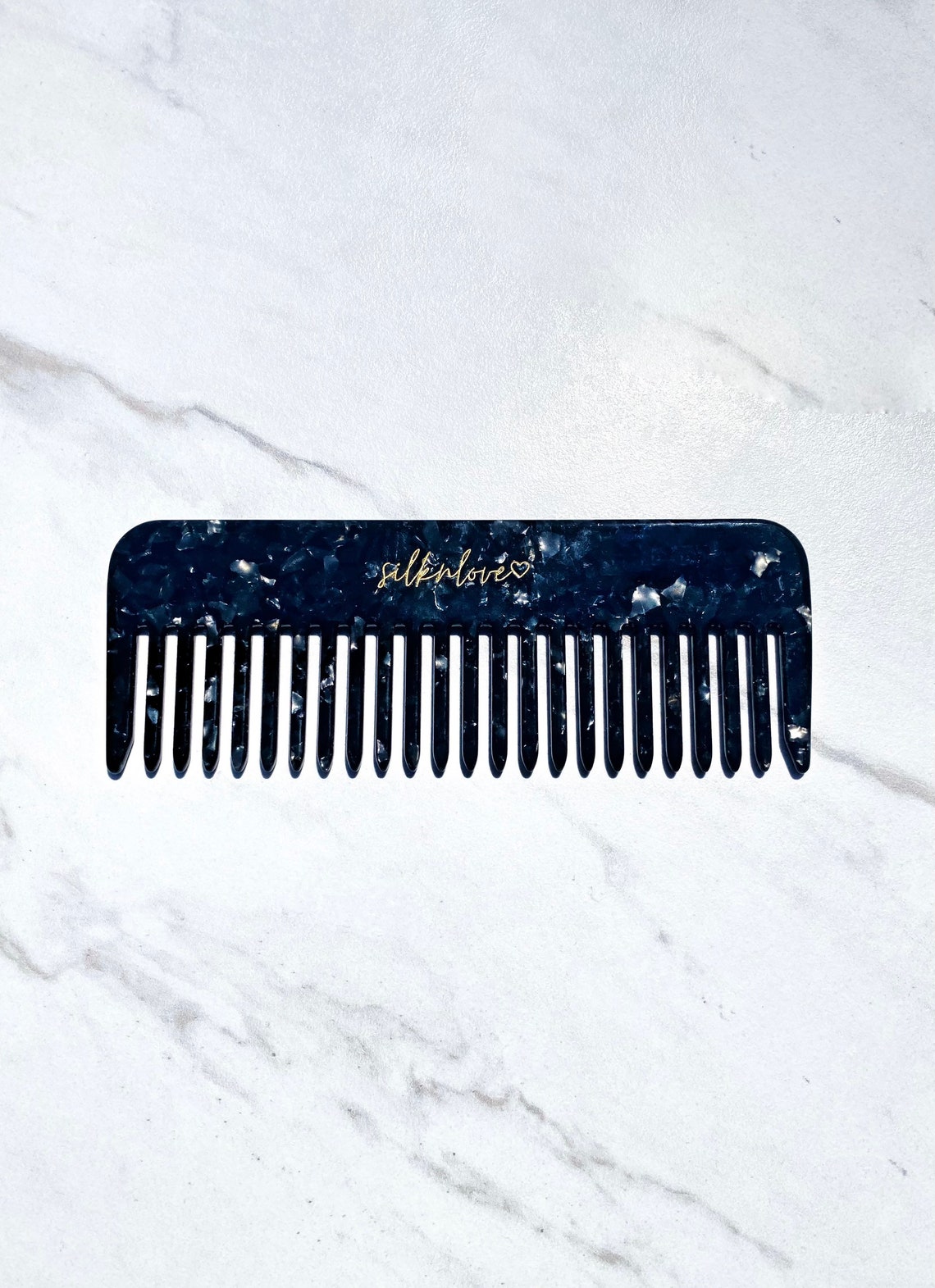 Wide Tooth Acetate Comb | Detangling, Anti-frizz - Etsy