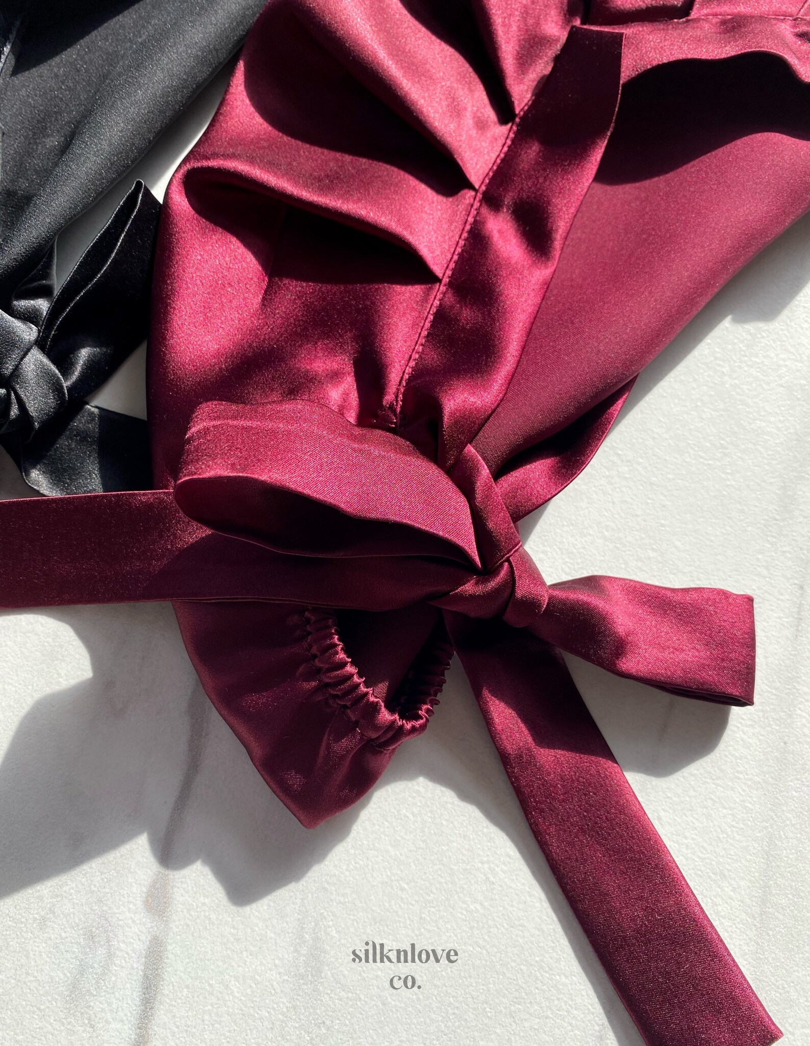 Silk Bonnet | Sleep Hair Cap | Pure Silk Sleep Cap | Red Bonnet ...