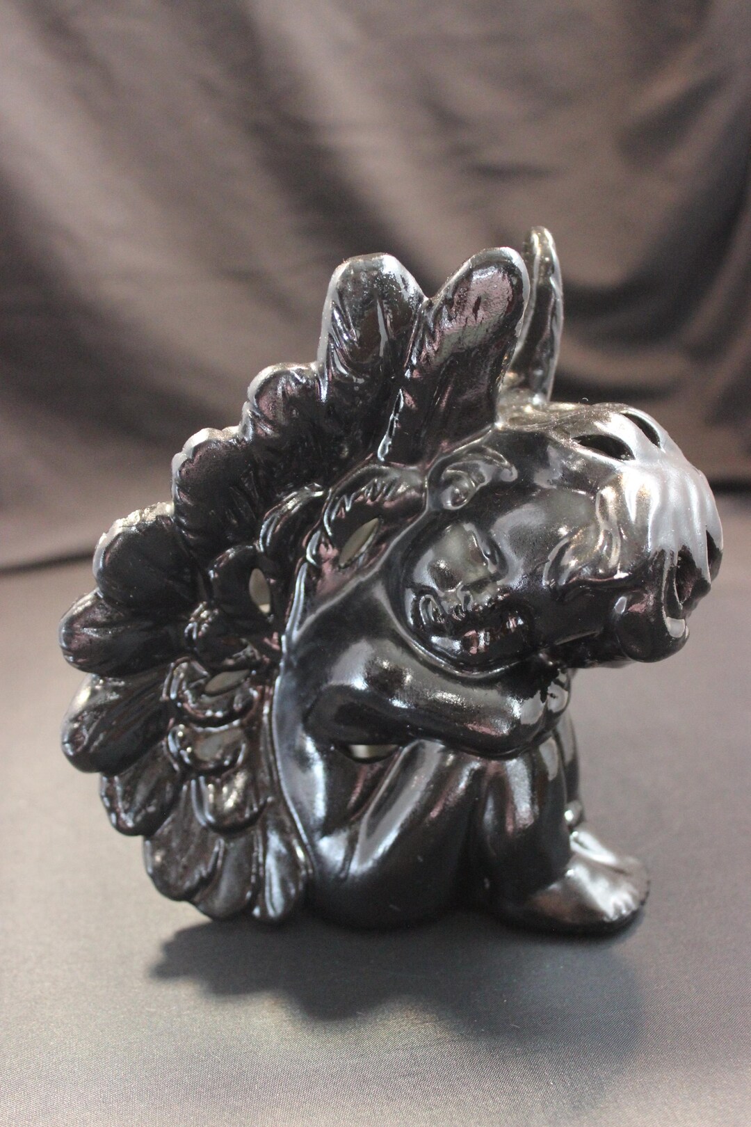 Black Angel Incense Holder - Etsy