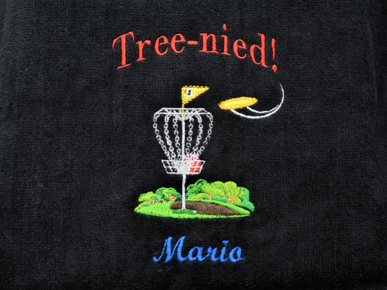 Disc Golf Towel Personalized Custom Embroidery, Disc Golf Gift ...