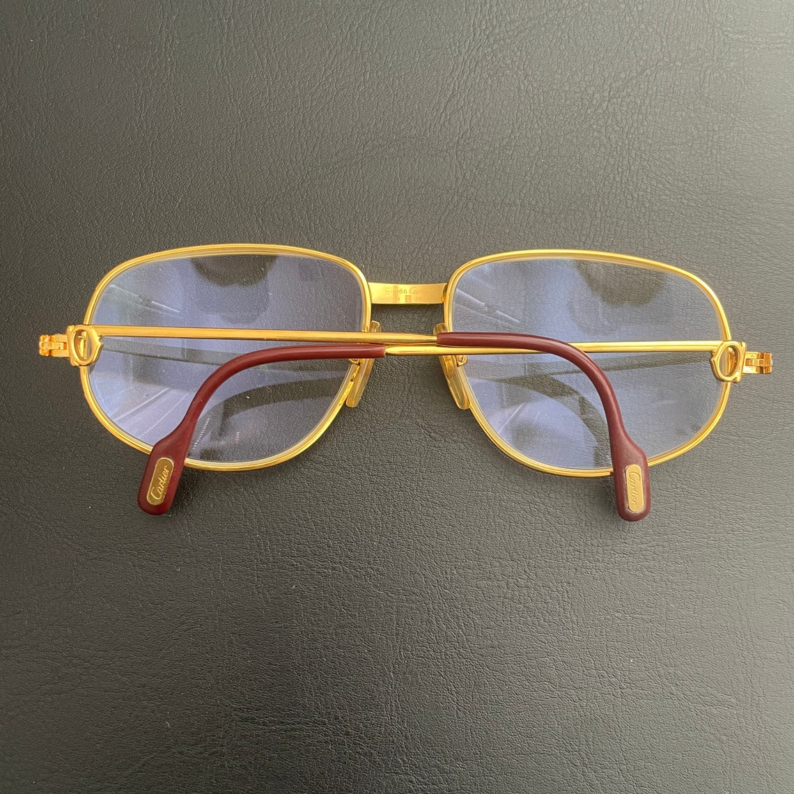 Authentic Cartier Eye Glasses Frame 1986 - Etsy
