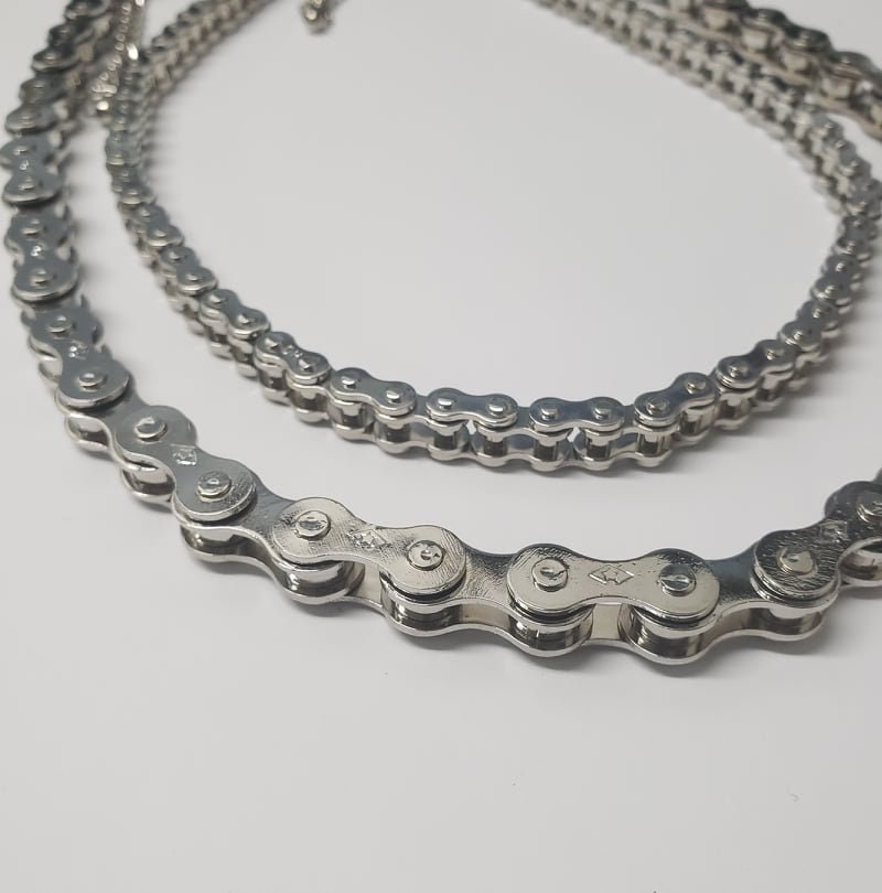 Bike Chain Necklace Gothic Punk Bikers Cosplay | Etsy