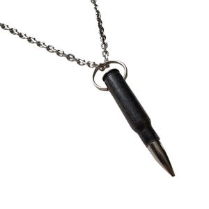 Bullet Necklace With Real .308 Caliber Bullet and a Stainless Steel ...