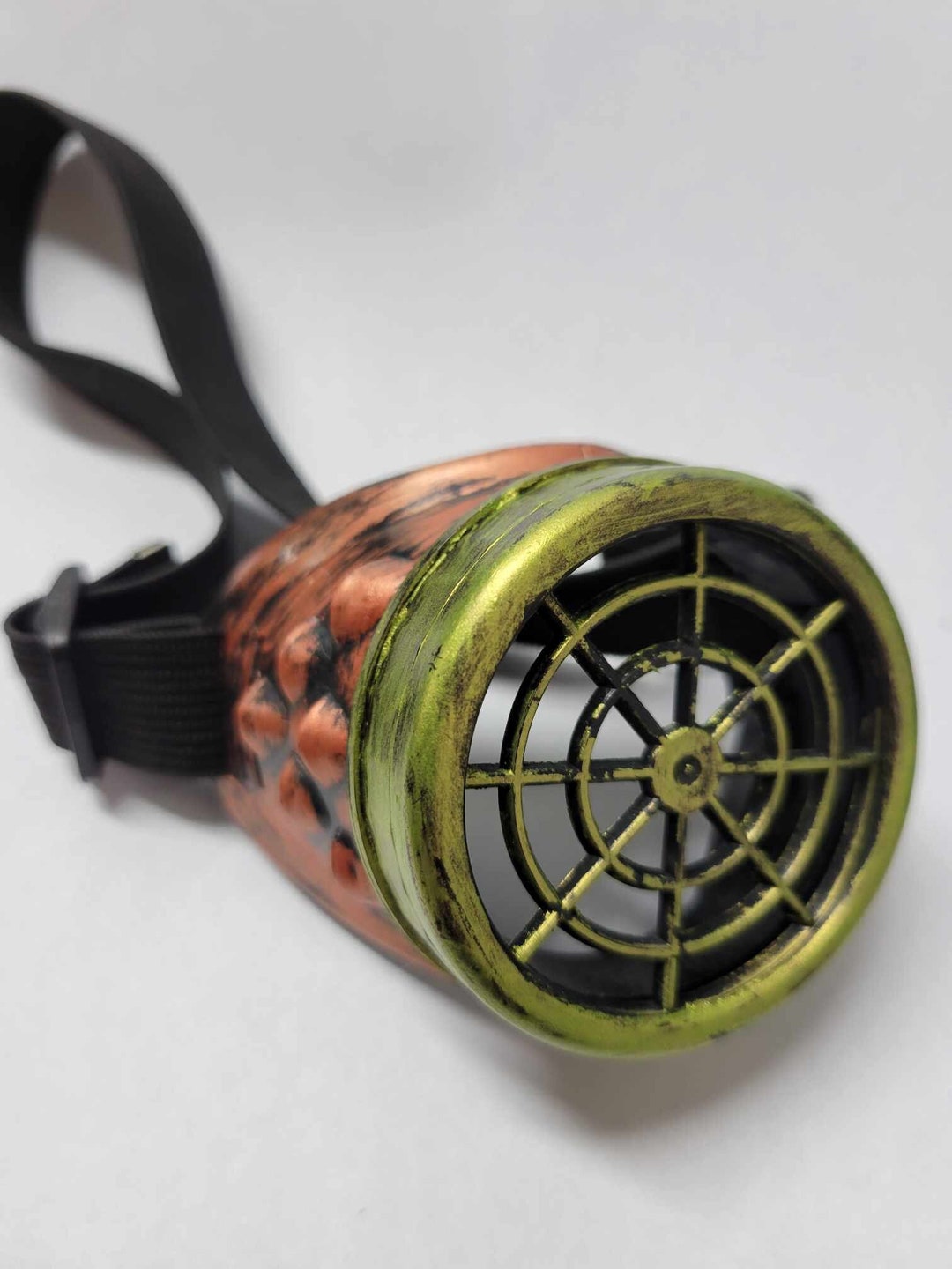 Steampunk Mono Goggles Antiqued by Hand Brass and Bronze - Etsy