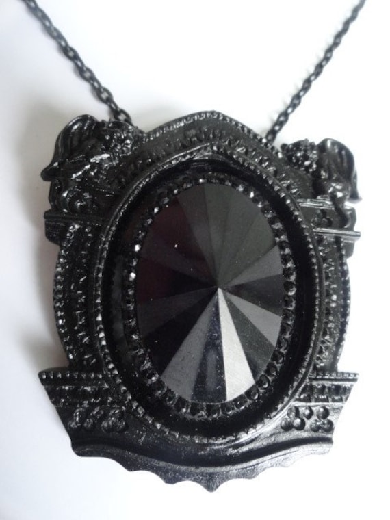 Black Gothic Resin Gargoyle Frame Size 39mm X 65mm With Black - Etsy