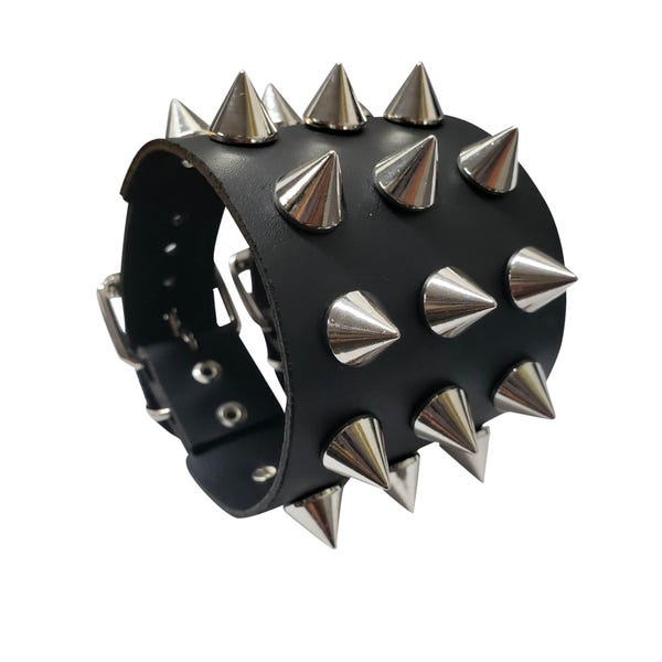 Spiked Punk Bracelets - Etsy
