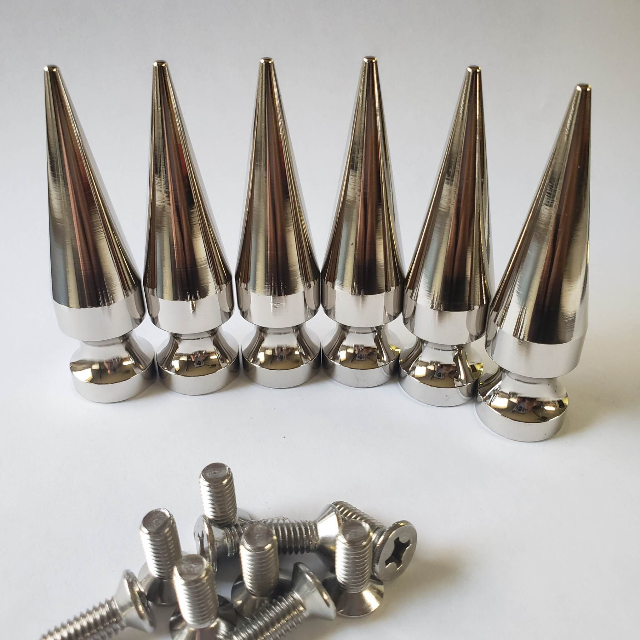 Spikes,screw Back Spikes,tree Spikes,big Size 2.75" H X 0.74" W,punk ...