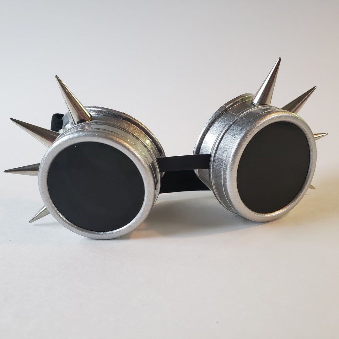 Cyber Goggle With Spikes,cyber Gothic Burning Man Cosplay - Etsy