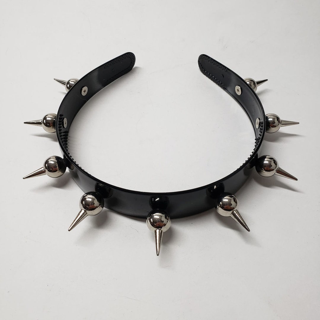 Head Band With Ball Spikes , Punk Gothic Cyber Cosplay Burning Man - Etsy