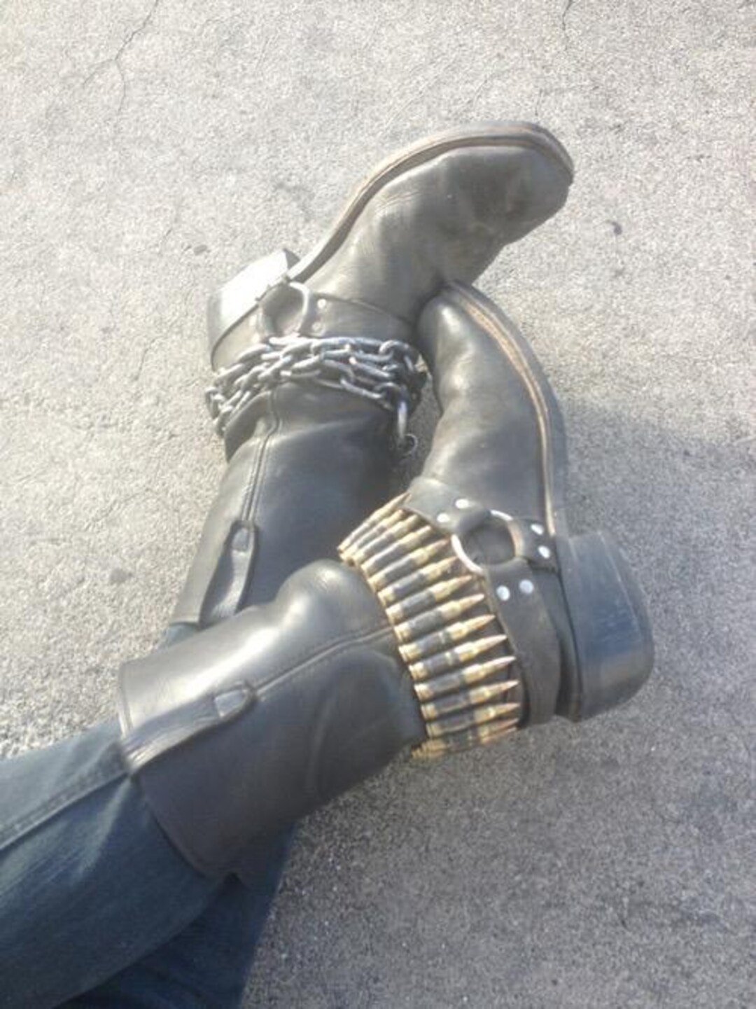 Bullet Boot Strap,punk Boot Strap,heavy Metal Bullet Boot Strap,punk ...