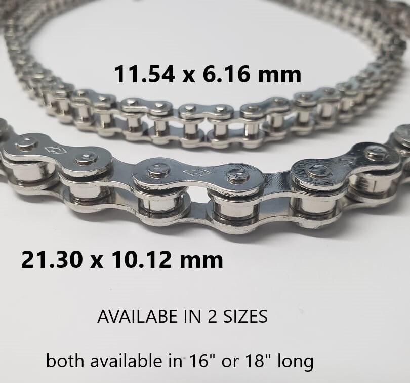 Bike Chain Necklace Gothic Punk Bikers Cosplay | Etsy