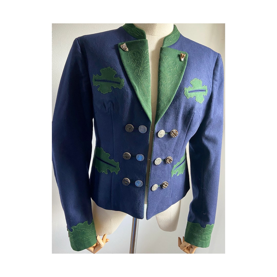 Vintage Austrian Dirndl Trachten Blazer XS/S - Etsy