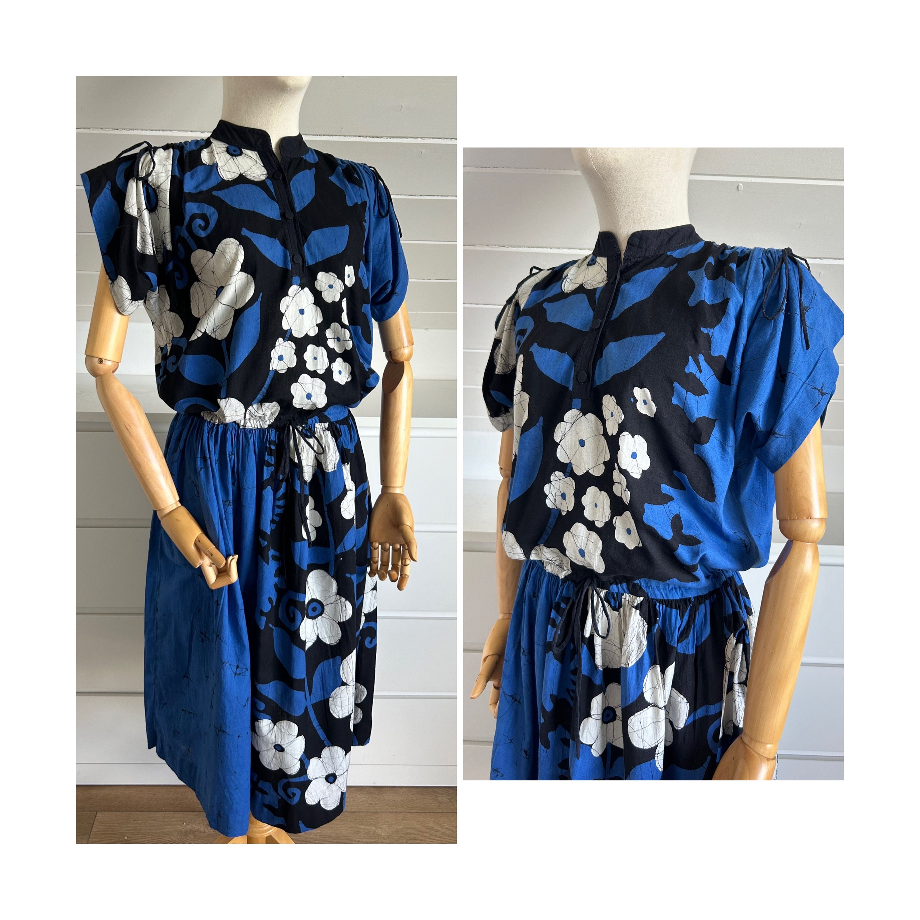1980 Batik Dress - Etsy 1980 Batik Dress - Etsy
