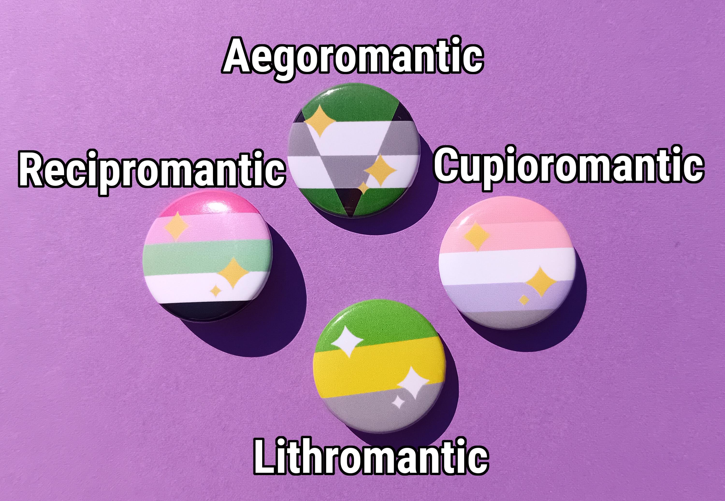 Aro Spectrum Mini Buttons [25mm] (aro, Aroallo, Demi, Apothiromantic ...