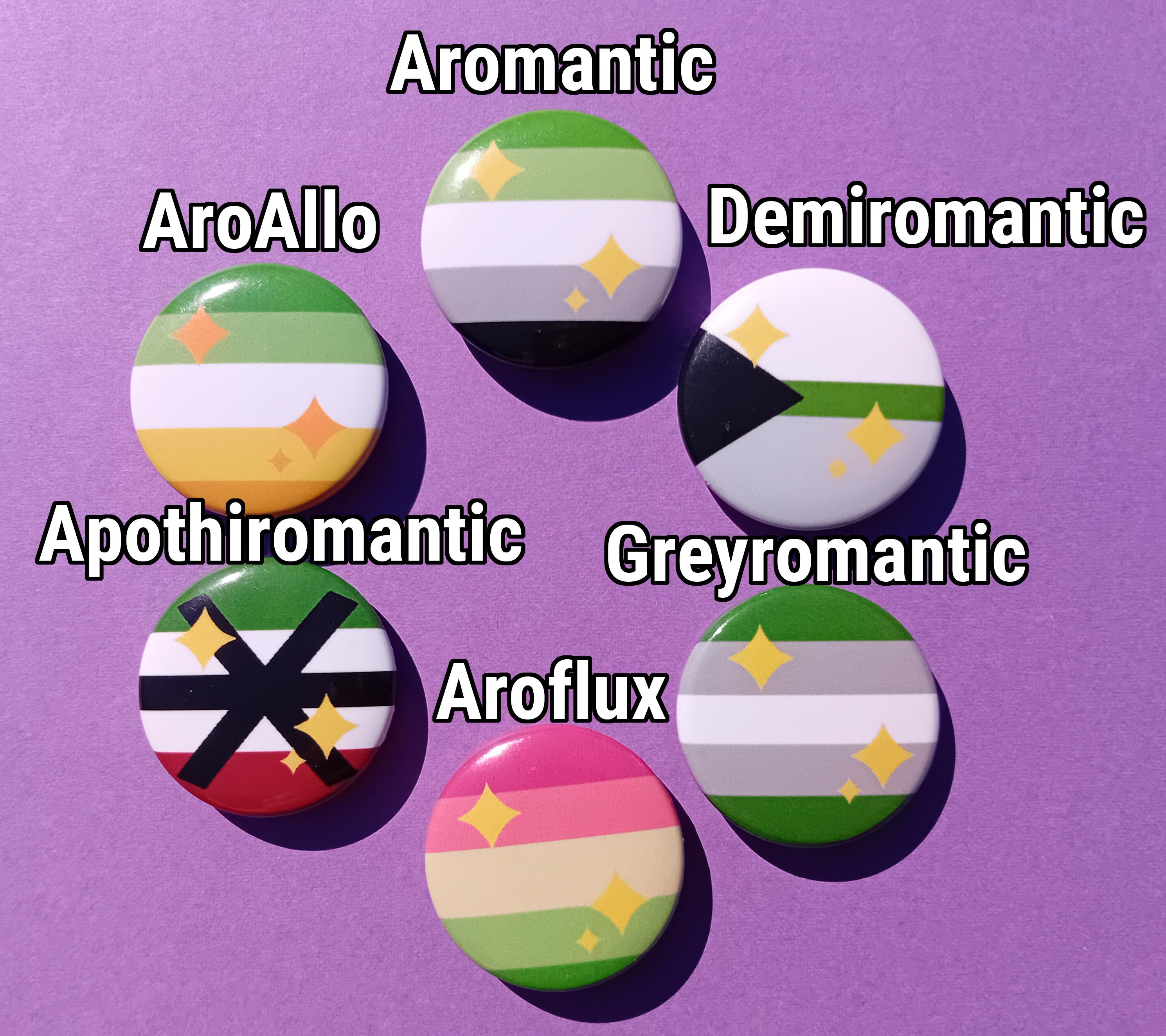 Aro Spectrum Mini Buttons [25mm] (aro, Aroallo, Demi, Apothiromantic ...