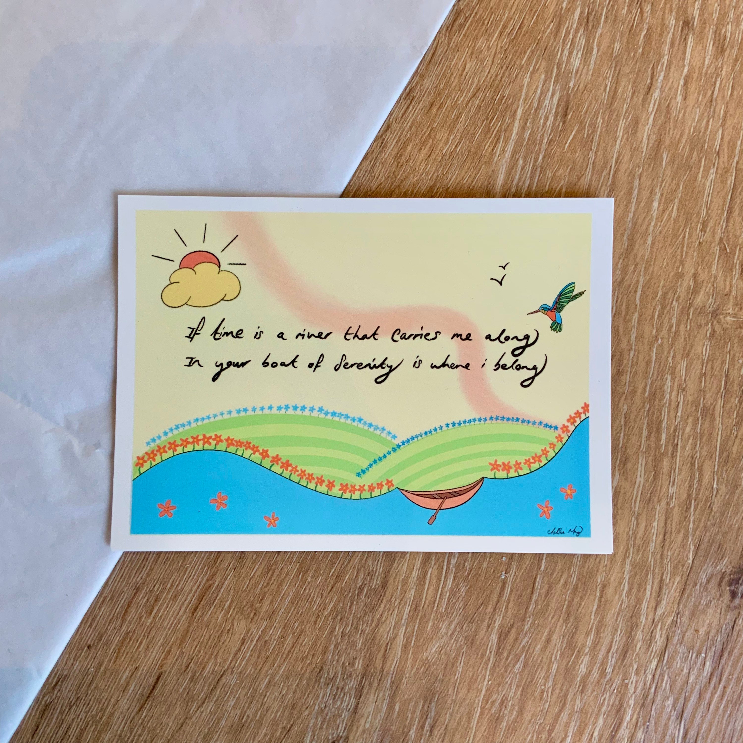 Postcards // 3 Pack // Poem & Illustration - Etsy