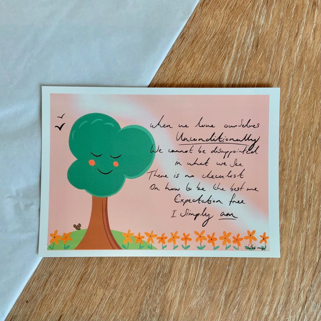 Postcards // 3 Pack // Poem & Illustration - Etsy