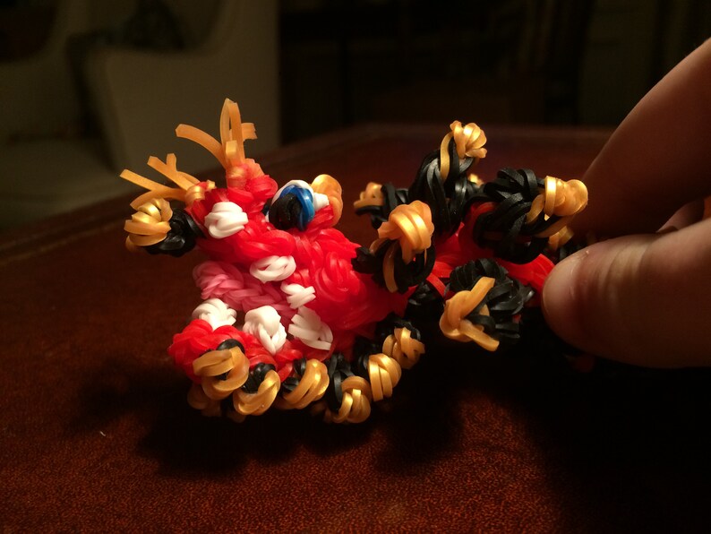 Rainbow Loom Chinese Dragon - Etsy